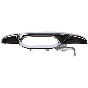 Dorman 80545 Front Passenger Side Exterior Door Handle Compatible with Select Cadillac / Chevrolet / GMC Models, Chrome , Black