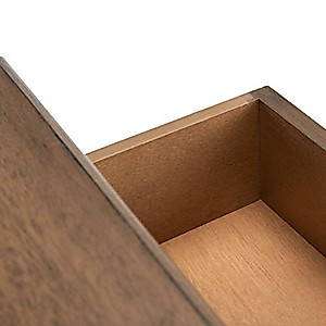 SAFAVIEH Home Collection Athena Brown 3-Drawer Console Table