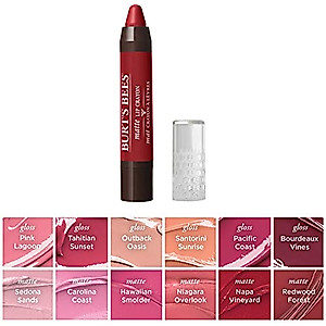 Burt's Bees 100% Natural Origin Moisturizing Matte Lip Crayon, Redwood Forest - 1 Crayon