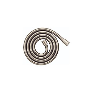 hansgrohe Techniflex Handheld Shower Replacement Shower Hose 80-inch Easy Install Modern Shower Hose in Brushed Nickel, 28274820