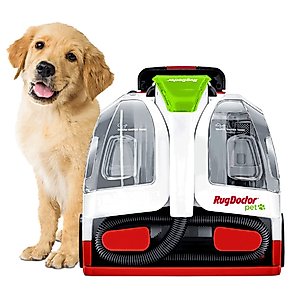 Rug Doctor Pet Portable Spot Cleaner, 2X Suction Power, Lightweight Dual Action Pet Tool, Pro-Grade Power Removes Stains & Odors from Rugs, Carpets And Upholstery