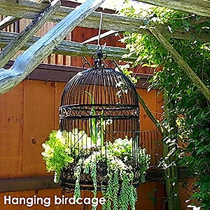 Vinyl Fence Hooks Patio Hooks - 8 Pack 2 x 6 inch, Hangers for Indoor & Outdoor Hanging Lights, Plants & Planters, Bird Feeder, Decorations, Sprinkler, Hose (White)