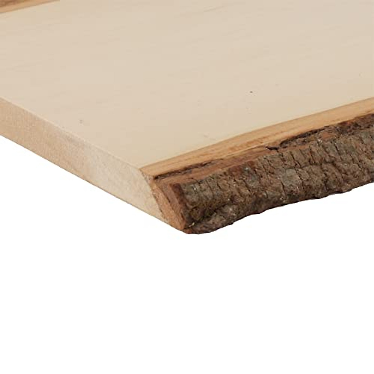 Walnut Hollow Basswood Plank Medium with Live Edge Wood (Pack of 3) - for Wood Burning, Home Décor, and Rustic Weddings