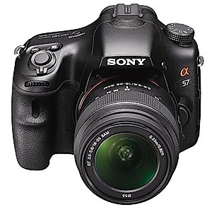 Sony Alpha SLT-A57K 16.1 MP Exmor APS HD CMOS Sensor DSLR with Translucent Mirror Technology, 3D Sweep Panorama and 18-55mm Zoom Lens