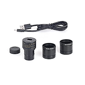 HAYEAR 5MP USB Digital Microscope Camera USB Digital Eyepeice Lens Tpye C USB Video Camera for Sience Education Lab Reserch with Free Calibration Software