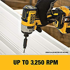 DEWALT 20V MAX* XR Cordless Impact Driver Kit, Brushless, 1/4-Inch, 3-Speed, 2 Batteries (DCF887D2)