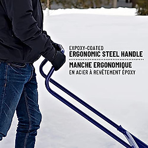 Garant True-Temper 24" High Capacity Poly Sleigh Shovel W/ Coated Steel Ergonomic Handle