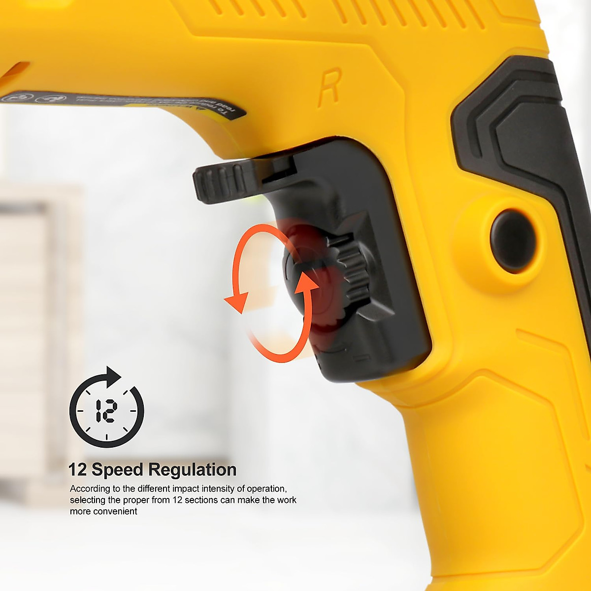 Inequalit 4.5Amp 0-3000 RPM Corded Hammer Drill, 1/2 Inch Chuck Impact Drill with 105-Piece Accessory Set, Adjustable Speed Control, 360° Swivel Handle, Depth Gauge and Portable Carrying Case