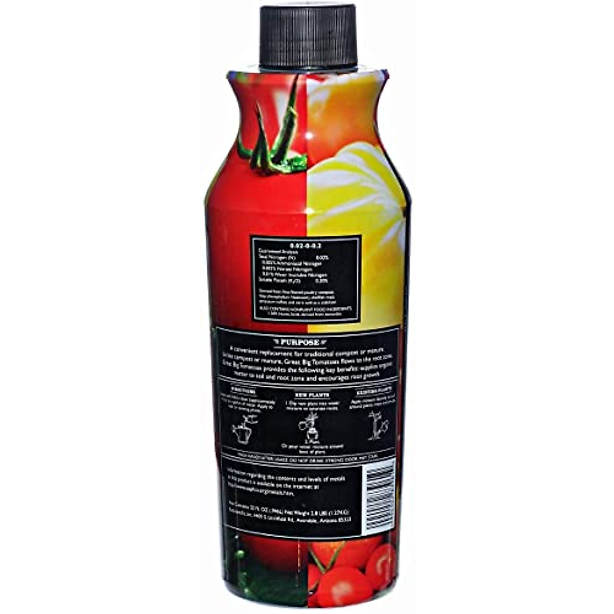 Great Big Tomatoes - Soil and Fertilizer Booster; 32 Ounce Concentrate (Makes 8 Gallons)