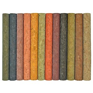 SorenCut 12 Pcs Cork Fabric Sheets, Cork Leather Sheets, Colored Cork Sheets, Cork Leather Fabric 8x12 Inch for Sewing Earrings, Purses, or Other DIY Craft