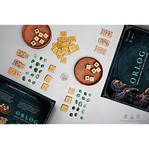 Orlog - Board Game for 2 Players - Assassin's Creed Valhalla Dice Game - French/English