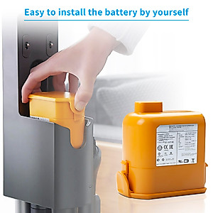 DGFTB EAC63382204 Battery Replacement Pack for LG Cord Zero A9 Cord Zer 2000mAho A9+ Cord Zero A9 Plus A9MASTER2X A9M Series PN EAC63758601 EAC63382201 EAC63382202 MEV65921201 (25.2V 57.96Wh/2300MAH)