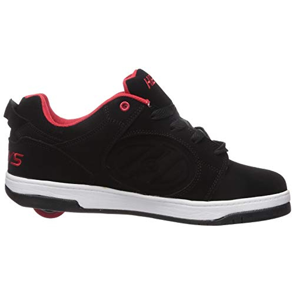 Heelys Men's Voyager Tennis Shoe, Black/Red, 12 M US