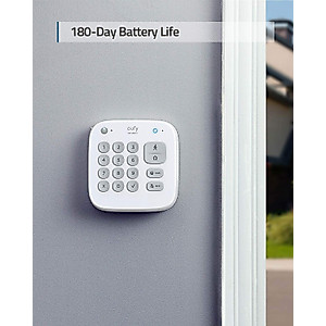 eufy Security Keypad, Home Security System, Home Alarm System, 180-Day Battery, Home & Away Security Modes, Link to eufyCam, eufy Video Doorbell, Optional 24/7 Protection Service