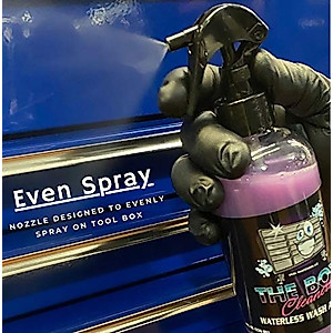 THE BOX CLEANERS Complete Tool Box and Tool Cleaning Kit | Waterless Wash & Wax | Microfiber Towels | Garage Essentials | All Purpose Tool Cleaner | Maintenance Bundle | Great Gift Idea