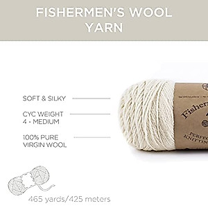 Lion Brand Yarn Fisherman's Yarn, 1 Pack, Oatmeal