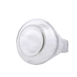 3 Pieces Pastein 1000ml Narrow Mouth Graduated Lab Erlenmeyer Glass Flask Bottle with GL45 Screw Cap (Blue)