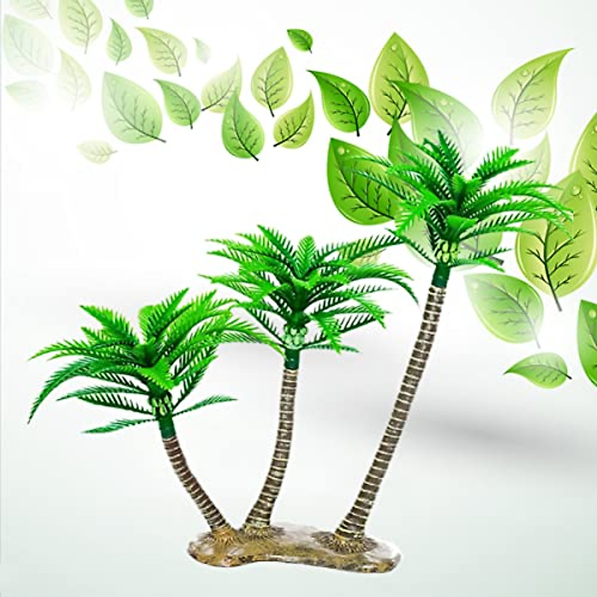BESTOYARD Home Decor Home Decor 3 Pieces Palm Model Artificial Aquarium Tree Artificial Aquarium Plants Fish Tank Tree Tree Mini Artificial Decoraciones para Salas De Casa Artificial Plants
