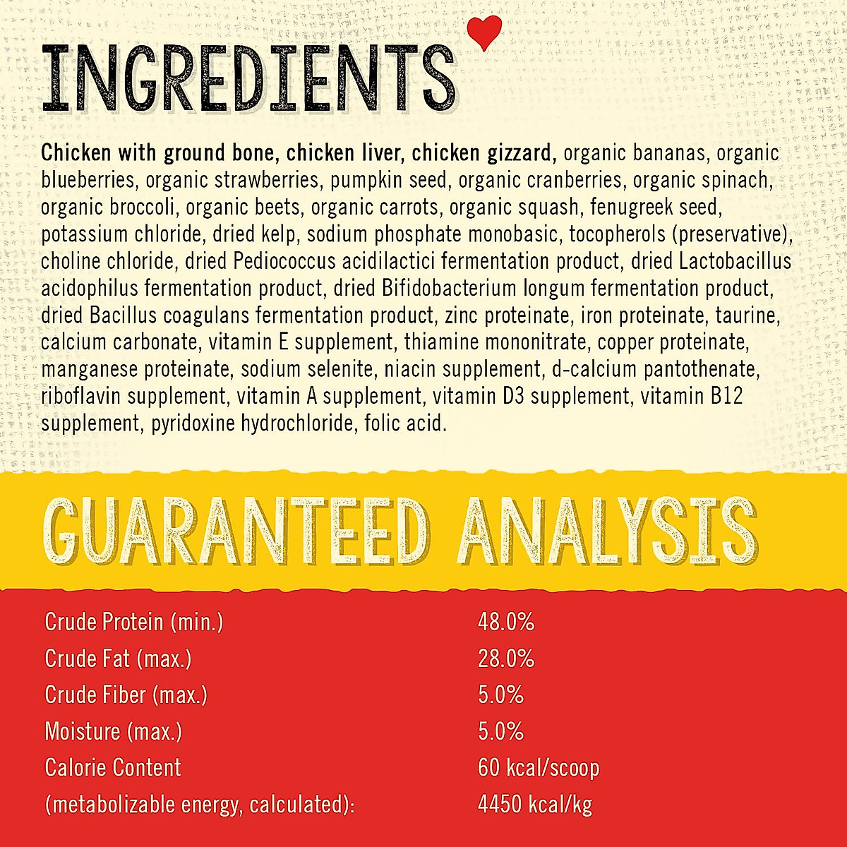 Stella & Chewy's Freeze Dried Raw Cage-Free Chicken Meal Mixers – SuperBlends Dog Food Topper – Grain Free, Protein Rich Recipe – 3.25 oz Bag