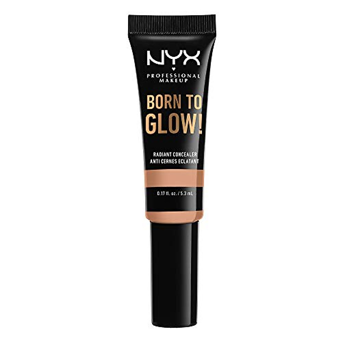 NYX PROFESSIONAL MAKEUP Born To Glow Radiant Concealer, Medium Coverage - Soft Beige