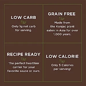 Miracle Noodle Angel Hair Pasta - Plant Based Shirataki Noodles, Konjac Noodles, Vegan, Gluten-Free, Low Carb Pasta, Paleo, Low Calorie Noodles, Soy Free, Non-GMO, Keto Pasta Noodles - 7 Oz, 10-Pack