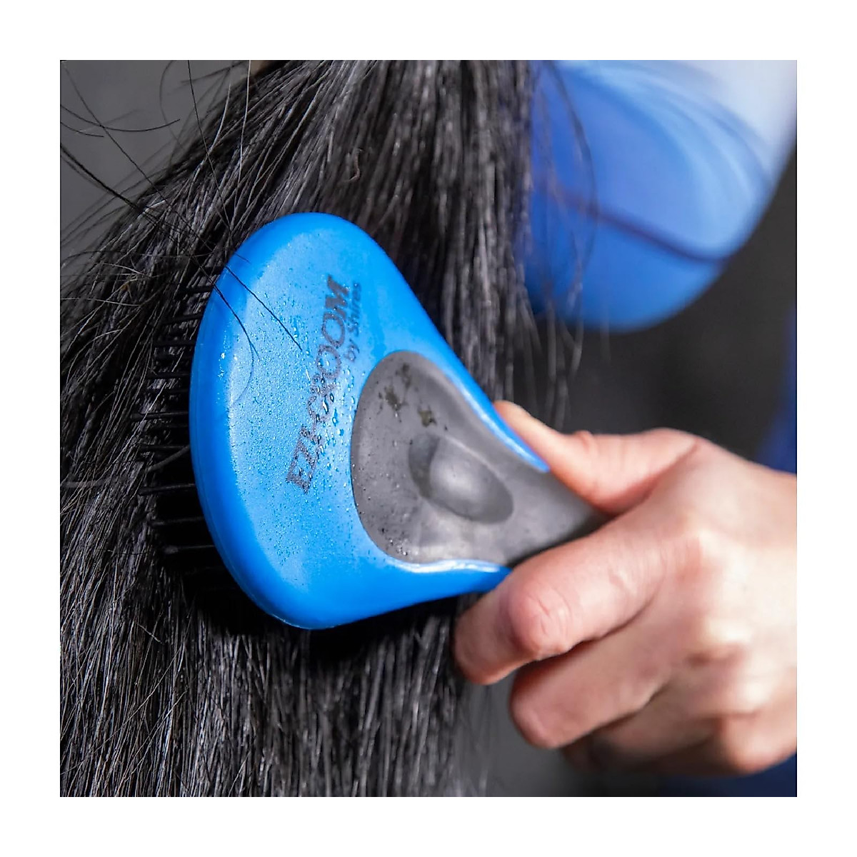 EZI-GROOM GRIP MANE & TAIL BRUSH (B.Blue)
