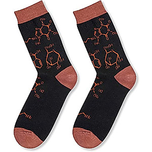 sockfun Chemistry Socks Chemistry Gifts for Men Science Socks Science Gifts for Teens, Gifts for Science Lovers Gifts for Scientists Science Stocking Stuffers