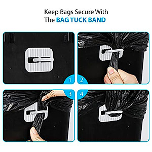 F2C 7.6 Gallon Pull Out Trash Garbage Can Roll-Out Sliding Rack Recycling Waste Bins Container Under Cabinet Sink/Panty for Kitchen Home, Black