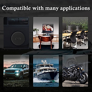 BATIGE Small USB 3.0 Male to Type C 3.0 Female Car Flush Mount Cable USB C 3.0 Panel Mount Extension Cable for Car Truck Boat Motorcycle Dashboard 3ft