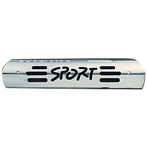 All Sales 43003P Polished Billet Aluminum Third Brake Light Cover - Sport Logo