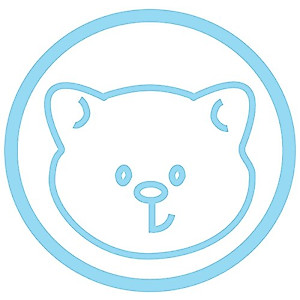 bambini Blank Terry Robe White