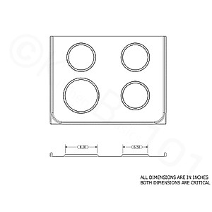 KITCHEN BASICS 101 Made in the USA 316048413 & 316048414 Range Burner Chrome Drip Pans Replacement for Frigidaire Kenmore Electric Stove w/Locking Slots, 2 Small 6-Inch & 2 Large 8-Inch Pans, 4 Pack