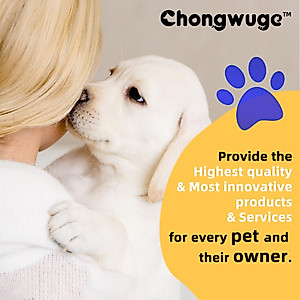 Chongwuge Pets Ear Cleaner for Dogs & Cats, Alleviate Infections, Deodorizing and Itchy, Clean Wax, Mild and Non-irritating, Care for Pet, with 20 Cotton Swabs, 4 fl oz