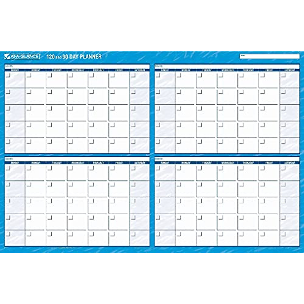 AAGPM23928 - At-A-Glance 90/120-Day Erasable Wall Planner