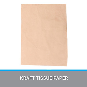 SSWBasics Kraft Paper Tissue Paper for Packaging - 2 Packs of 480 Sheets Each - High-Quality Kraft Tissue Paper for Wrapping, Crafting, and Gift Packaging