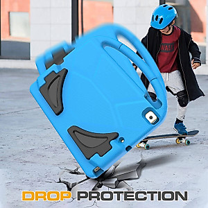 MOXOTEK Kids Case for iPad 10.2 & 10.5, Case for iPad 9th/8th/7th Generation 10.2 Inch 2021 2020 2019, Durable Shockproof Handle Stand Protective Cover for iPad Air 3rd Gen/Pro 10.5 Inch, Blue