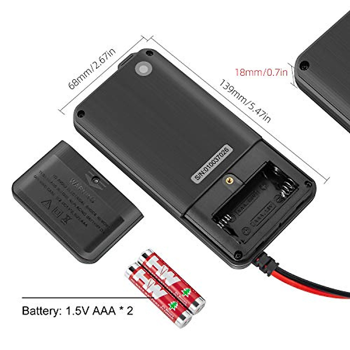 Kaemeasu Big Screen Auto Recognition Smart Mini Touch Digital Multimeter Ultra-Thin Pocket Electronic Repair Tools KM-DM06A