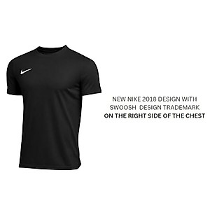 Nike Men's Park Short Sleeve T Shirt (Black, Medium)