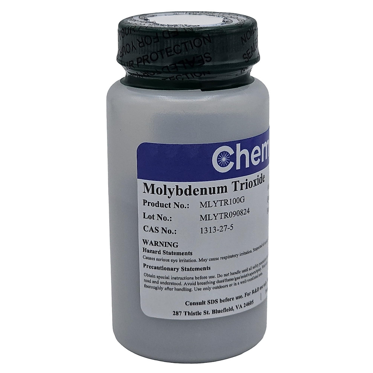 Molybdenum Trioxide, 99.95+% (Trace Metals Basis), 100g