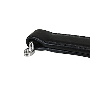 Penn Elcom H1008 Leather Style Replacement Strap Handle, Black with Black Stitching