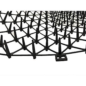 P.C Repellent Cat Scat Mat Plastic Spike Keep cat away 6.5' Black 1pcs