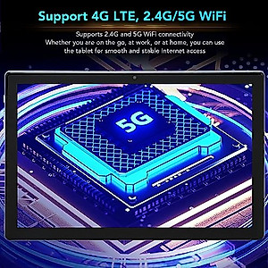 GLOGLOW HD Tablet, Aluminium Alloy US Plug 100‑240V Business Tablet for Family (#2)