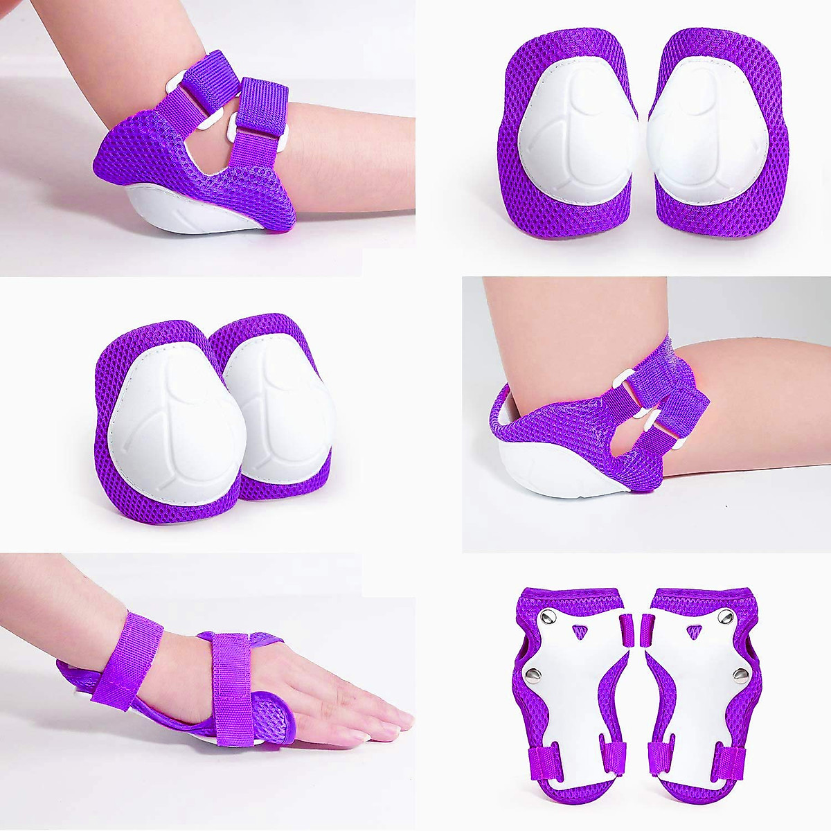 Adjustable Helmet for Ages 5-16 Kids Toddler Boys Girls Youth,Protective Gear with Elbow Knee Wrist Pads for Multi-Sports Skateboarding Bike Riding Scooter Inline skatings Longboard Roller Skate