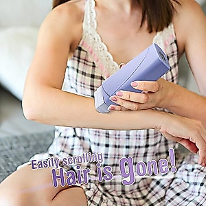 Roll On Wax, Waxing Kit Roll On, Roll On Wax Kit, Waxing kit for Women Hair Removal, Beth lee Soft Lavender Wax Roller Cartridge Refill & 100 pcs Wax Strips Wax Kit for Roll On Wax Warmer Suitable for Arms,Legs