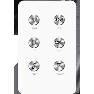 Portable Ultrasonic Cutter for Leather 3D Printing Plastic DIY 30W 40KHz, with 40pcs Replacement Knife and Fixtures