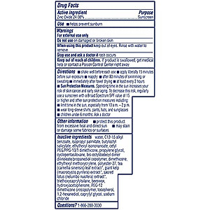 Coppertone Pure and Simple Zinc Oxide Mineral Sunscreen Lotion SPF 50, Body Sunscreen, Water Resistant, Broad Spectrum SPF 50 Sunscreen for Sensitive Skin, 6 Fl Oz Bottle