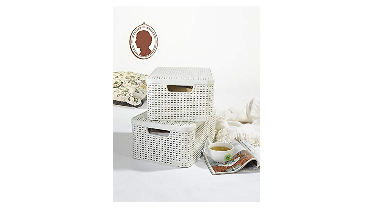 Curver Set of 3 Storage Boxes: Stylish & Functional