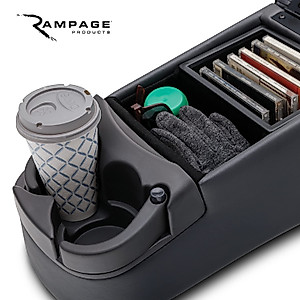 Rampage Universal Truck Bench Seat Console | Charcoal Color | 39223