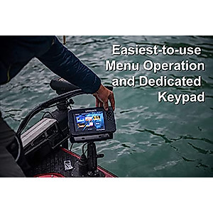 Lowrance HOOK Reveal 5 SplitShot - 5-inch Fish Finder with SplitShot Transducer, Preloaded C-MAP US Inland Mapping (Renewed)