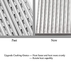 SafBbcue 3 Pack Stainless Steel Cooking Grid for Charbroil 463242715, 463242716, 463276016, 466242715, 466242815